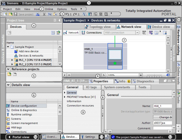 TIA Portal - user interface view - Shop - PLCspace